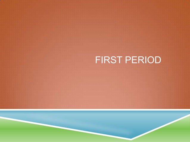 First Period | PPTX
