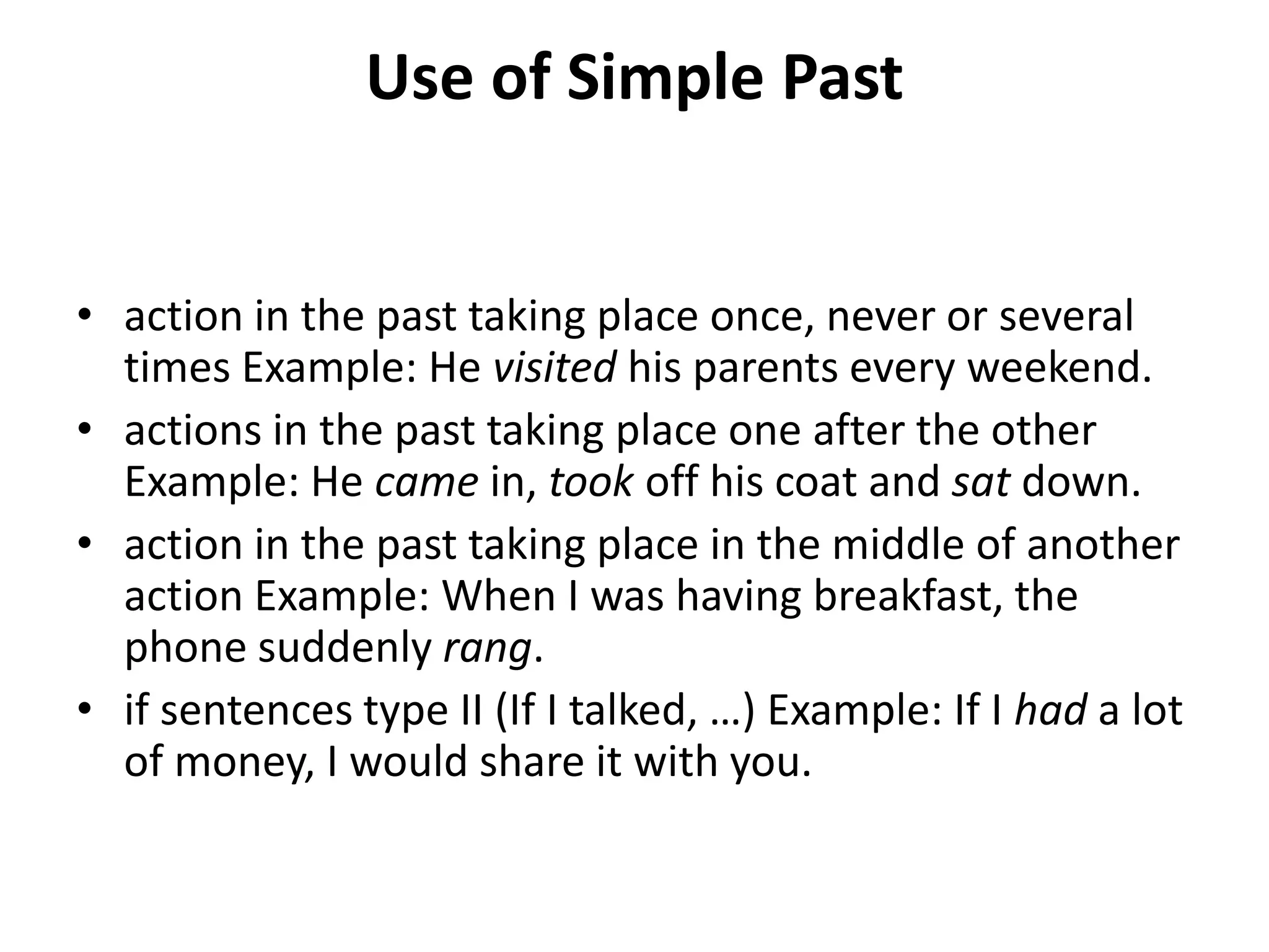 simple past | PPTX