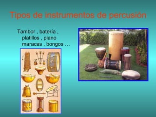 Instrumentos percusión | PPT