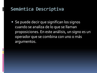 la semantica | PPTX