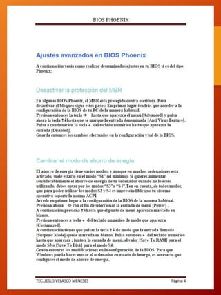 BIOS PHOENIX | PDF