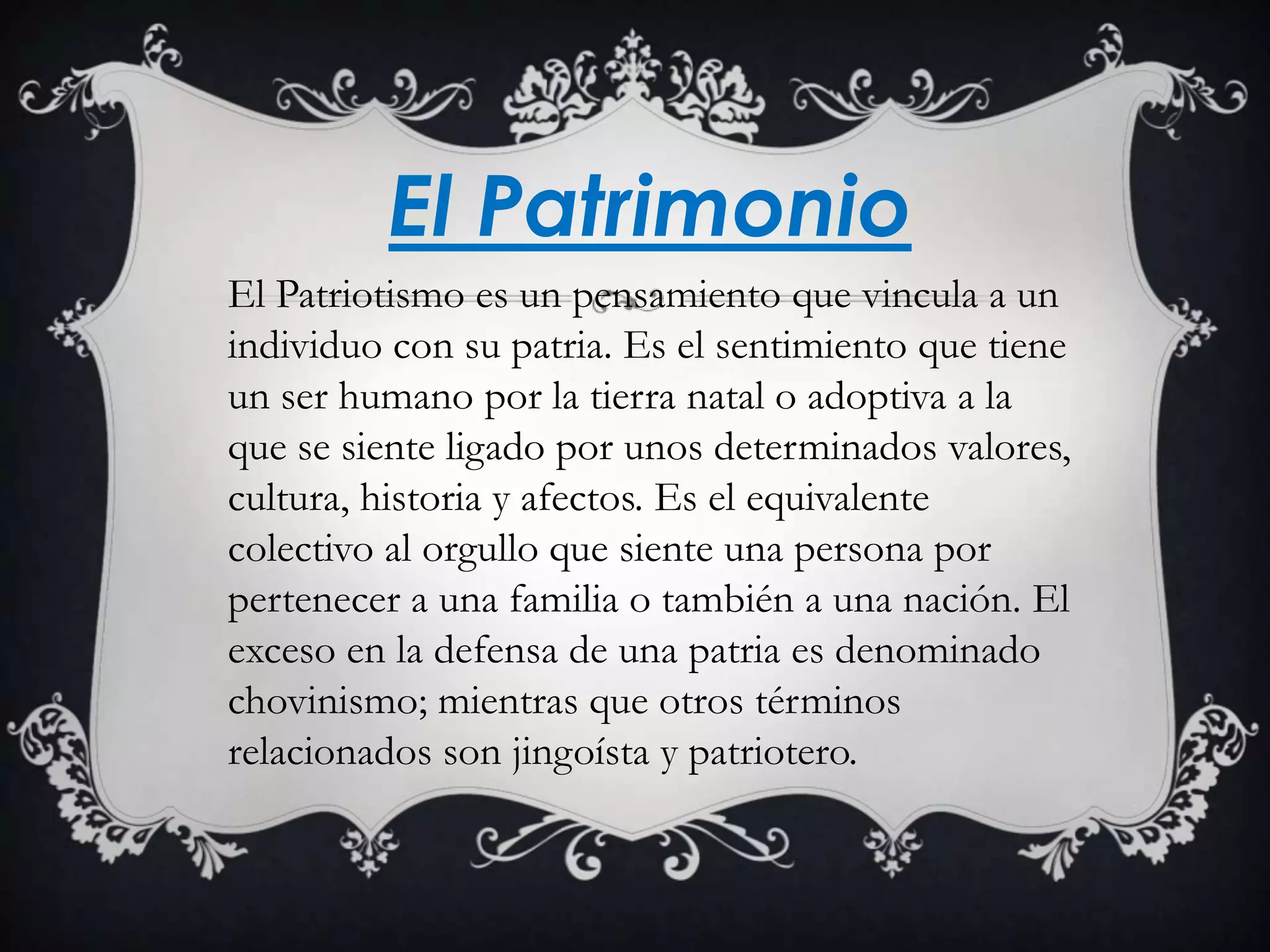 PATRIOTISMO | PPTX