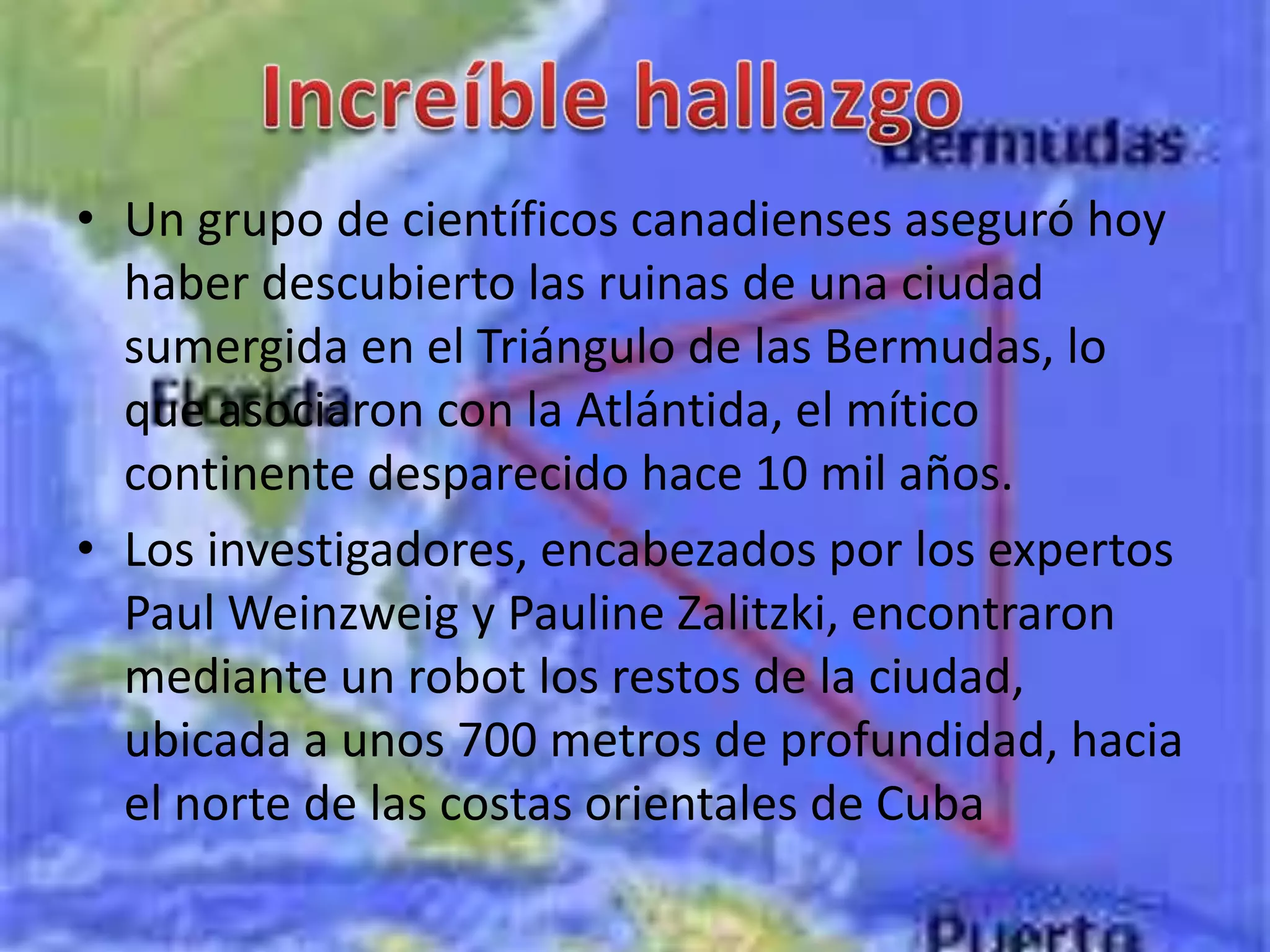 Triangulo de las bermudas | PPTX