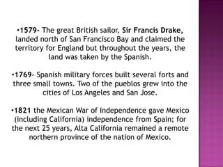 History of California | PPT