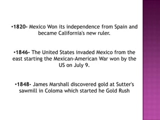History of California | PPT