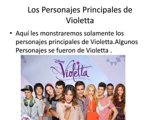 Violetta 2 Temporada Nuevos Personajes