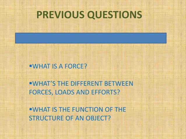 STRUCTURES AND FORCES Presentación1 | PPTX