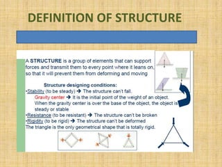 STRUCTURES AND FORCES Presentación1 | PPTX