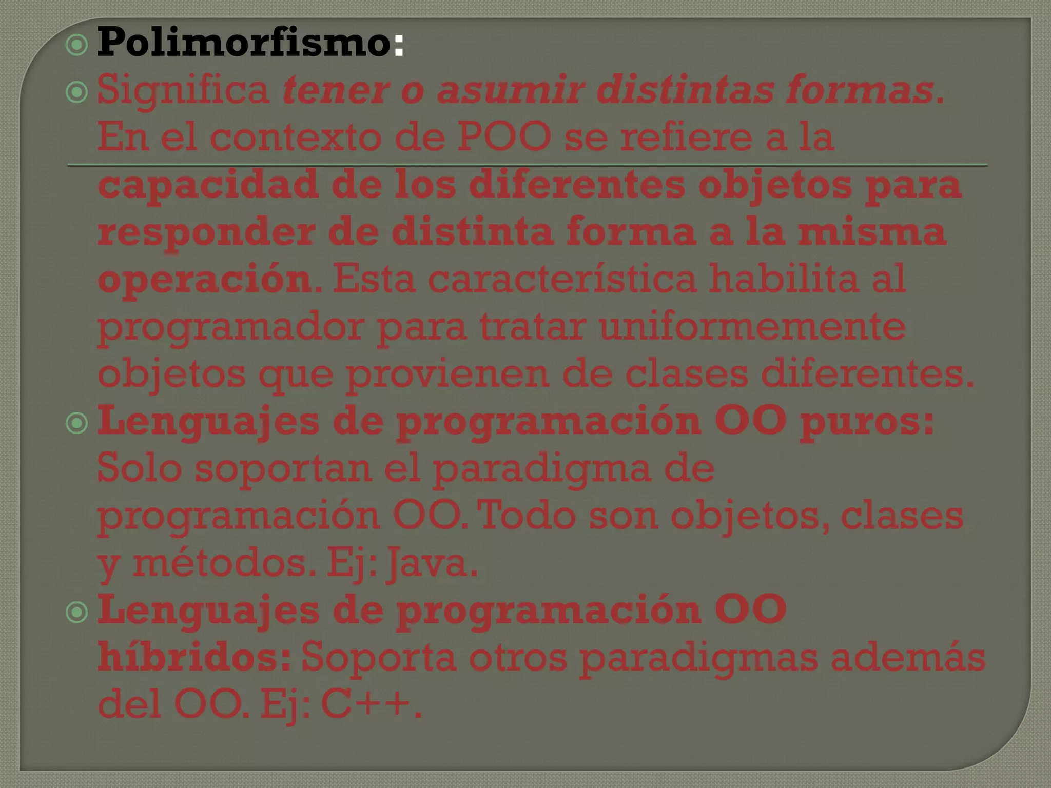 conseptos basicos de la poo | PPTX