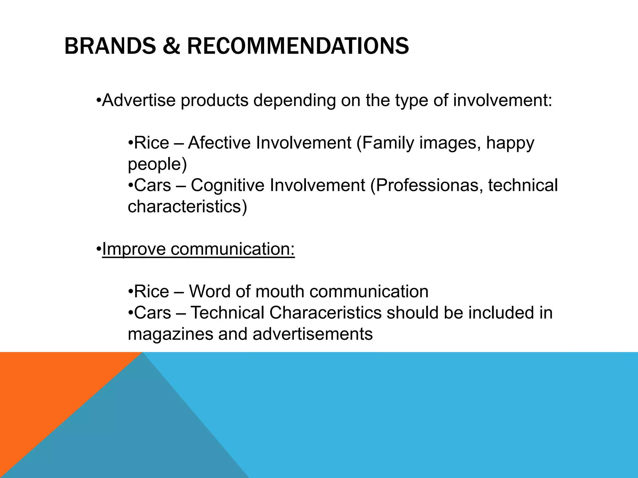 Workshop 1 Presentation - Consumer Involvement: Understanding Consumer Behavior | PPT