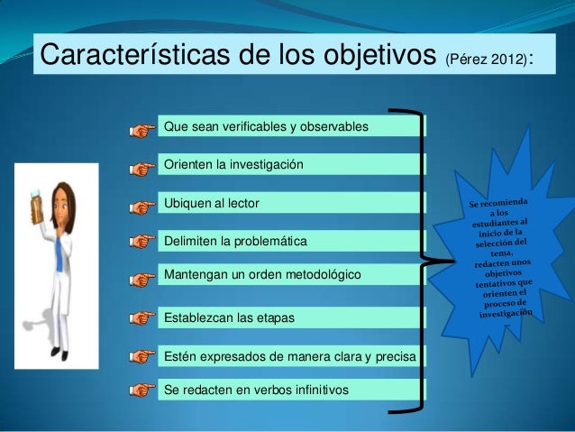 Caracteristicas De Los Objetivos De Investigacion - abstractor Caracteristicas De Los Objetivos De Investigacion - abstractor