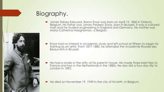 James Ensor. | PPTX