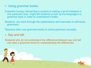 Teaching grammar | PPT