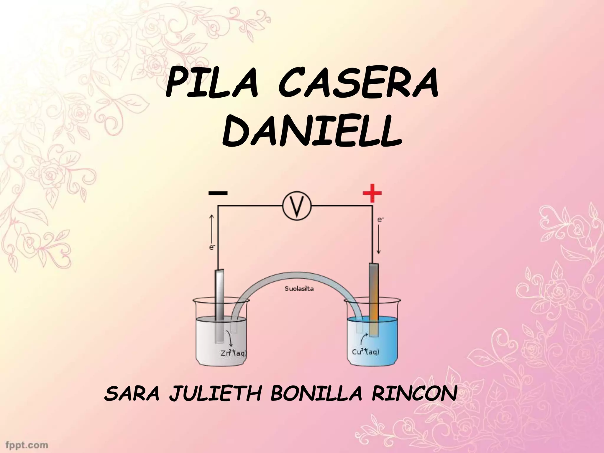 experimento pila casero daniell | PPTX