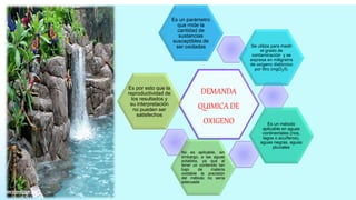 Demanda Bioquímica de oxígeno (DBO5) | PPTX