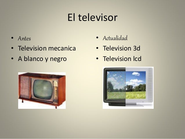 tecnologia del pasado y el presente