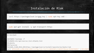 Bases de Datos NoSQL - Riak | PPT