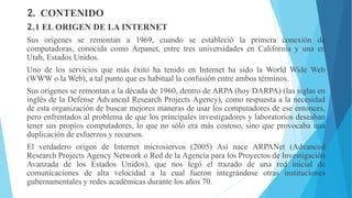 El origen del Internet | PPT
