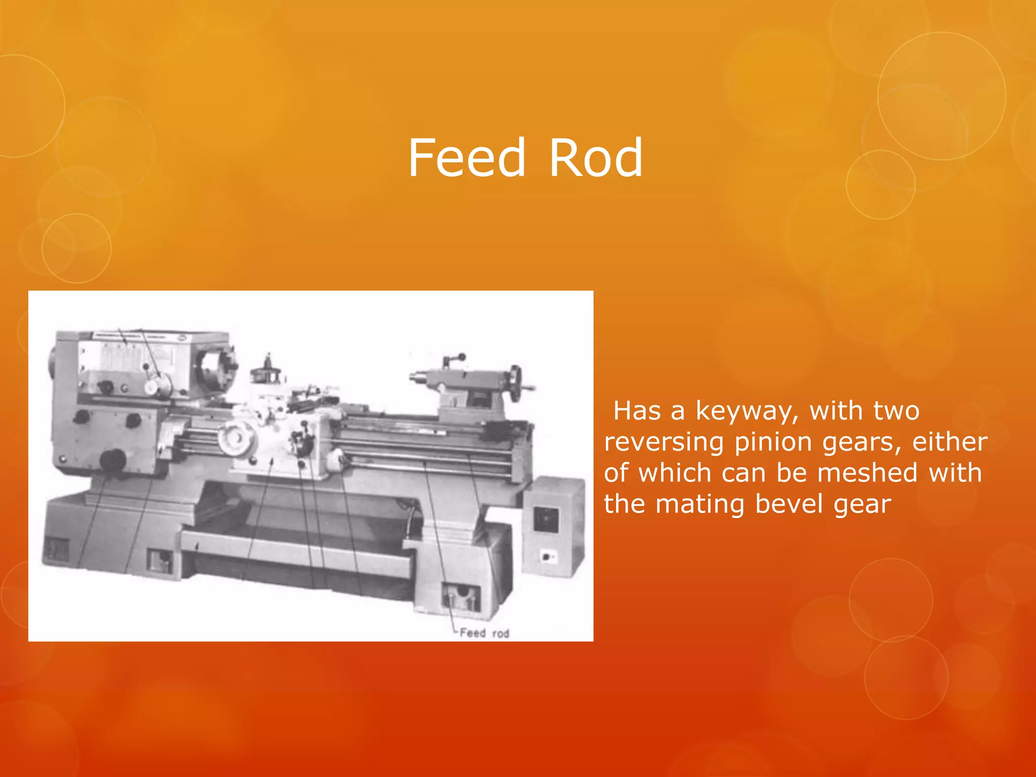 Parts of the lathe machine | PPTX