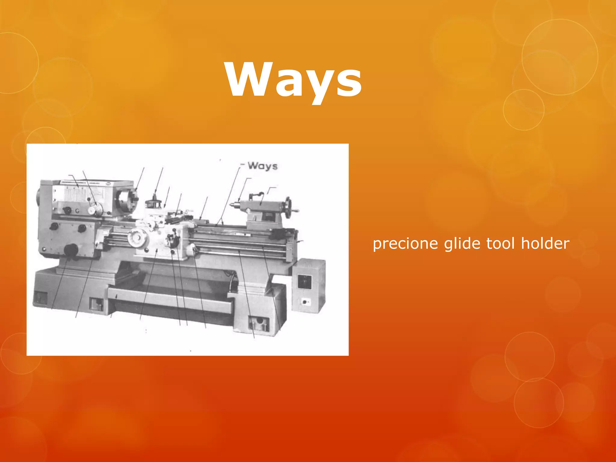 Parts of the lathe machine | PPT
