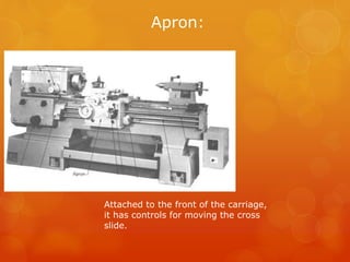 Parts of the lathe machine | PPTX
