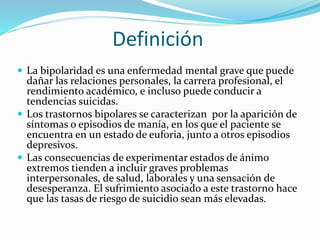 bipolaridad y trastornos de personalidad | PPTX