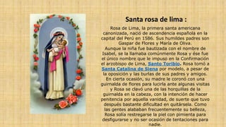 santa rosa de lima | PPTX