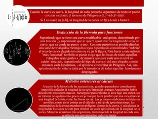 Longitud de una curva | PDF
