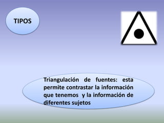 la triangulacion metodologica | PPTX