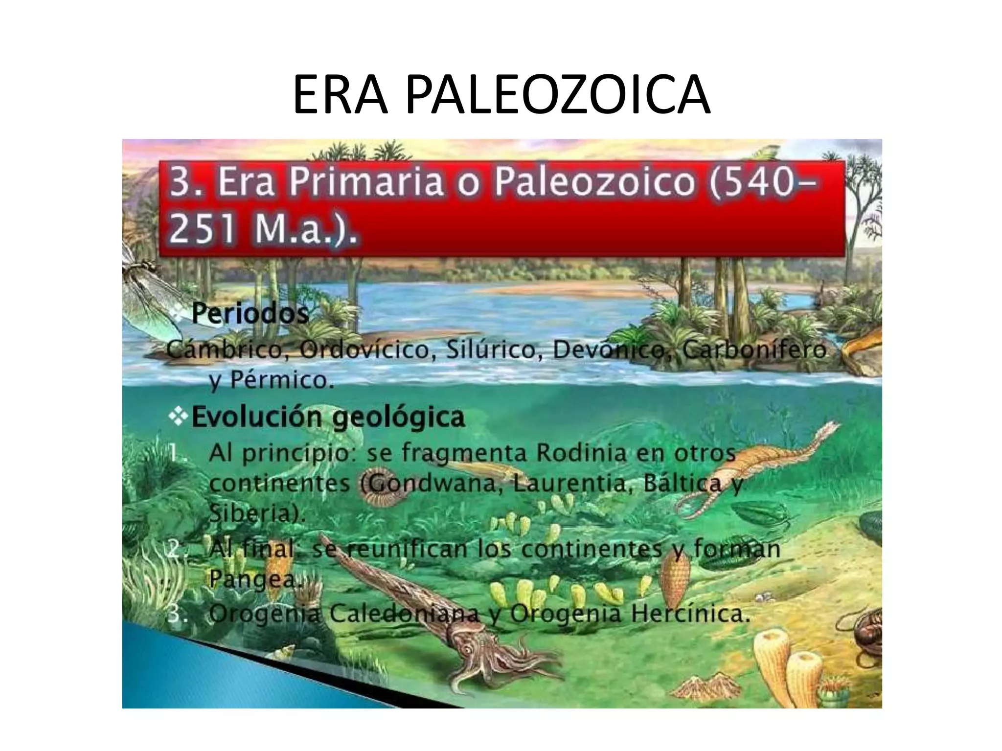 ERAS GEOLÓGICAS | PPTX