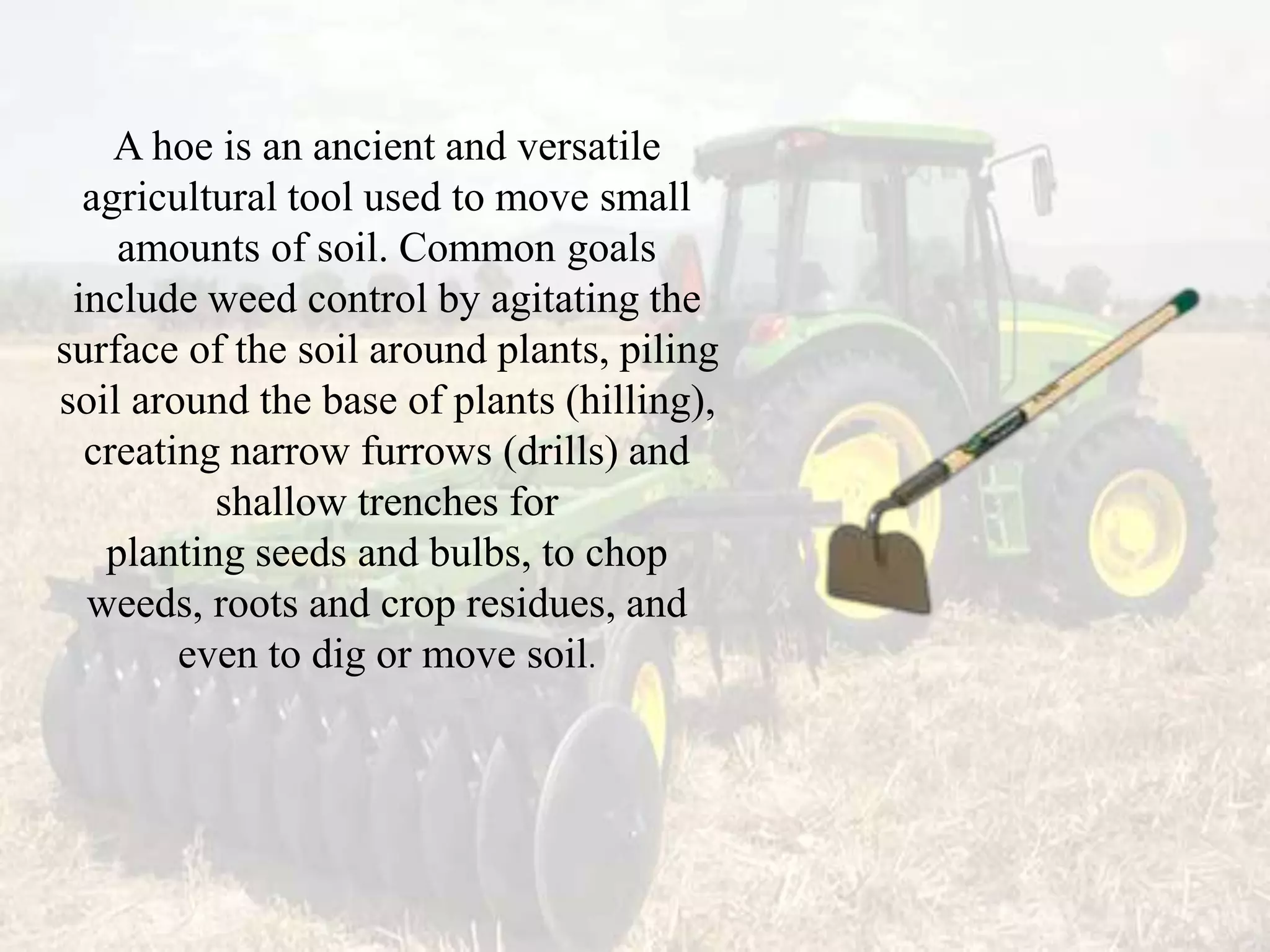 Soil Preparation: Tools and Implements | PPTX