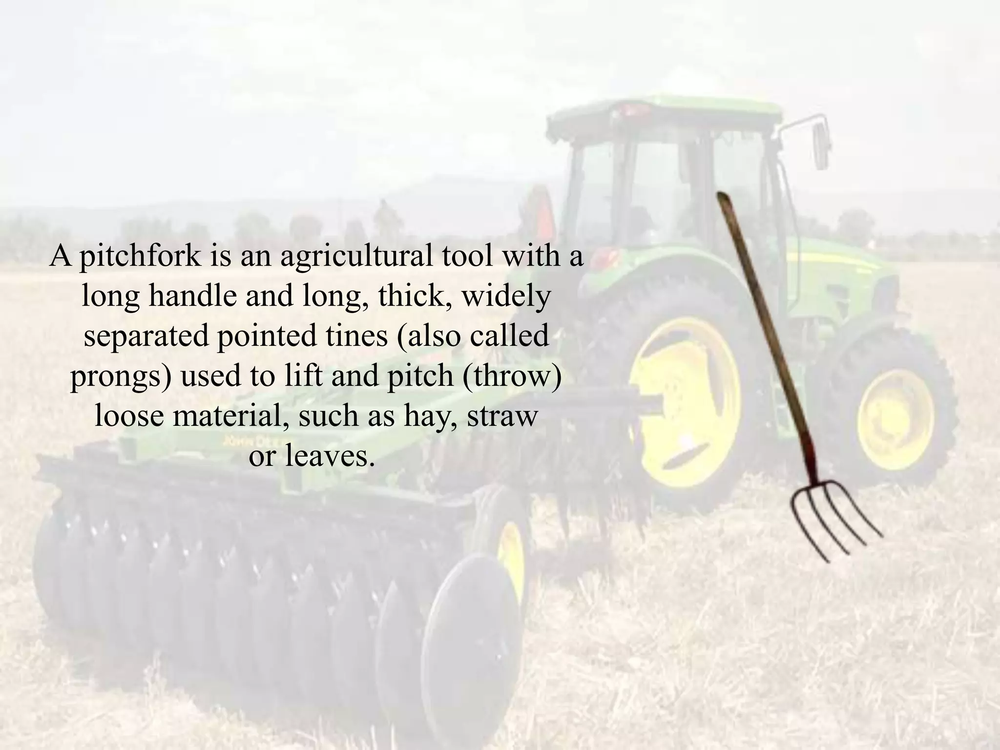 Soil Preparation: Tools and Implements | PPTX