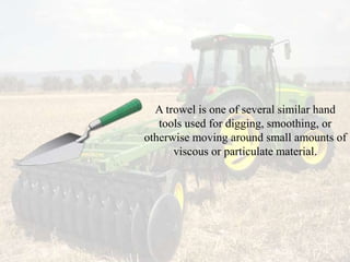 Soil Preparation: Tools and Implements | PPTX
