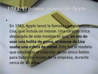 La historia de mouse | PPTX | Computer Peripherals | Computing