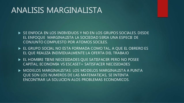 marginalismo