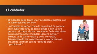 la empatia como esecia del cuidado | PPTX
