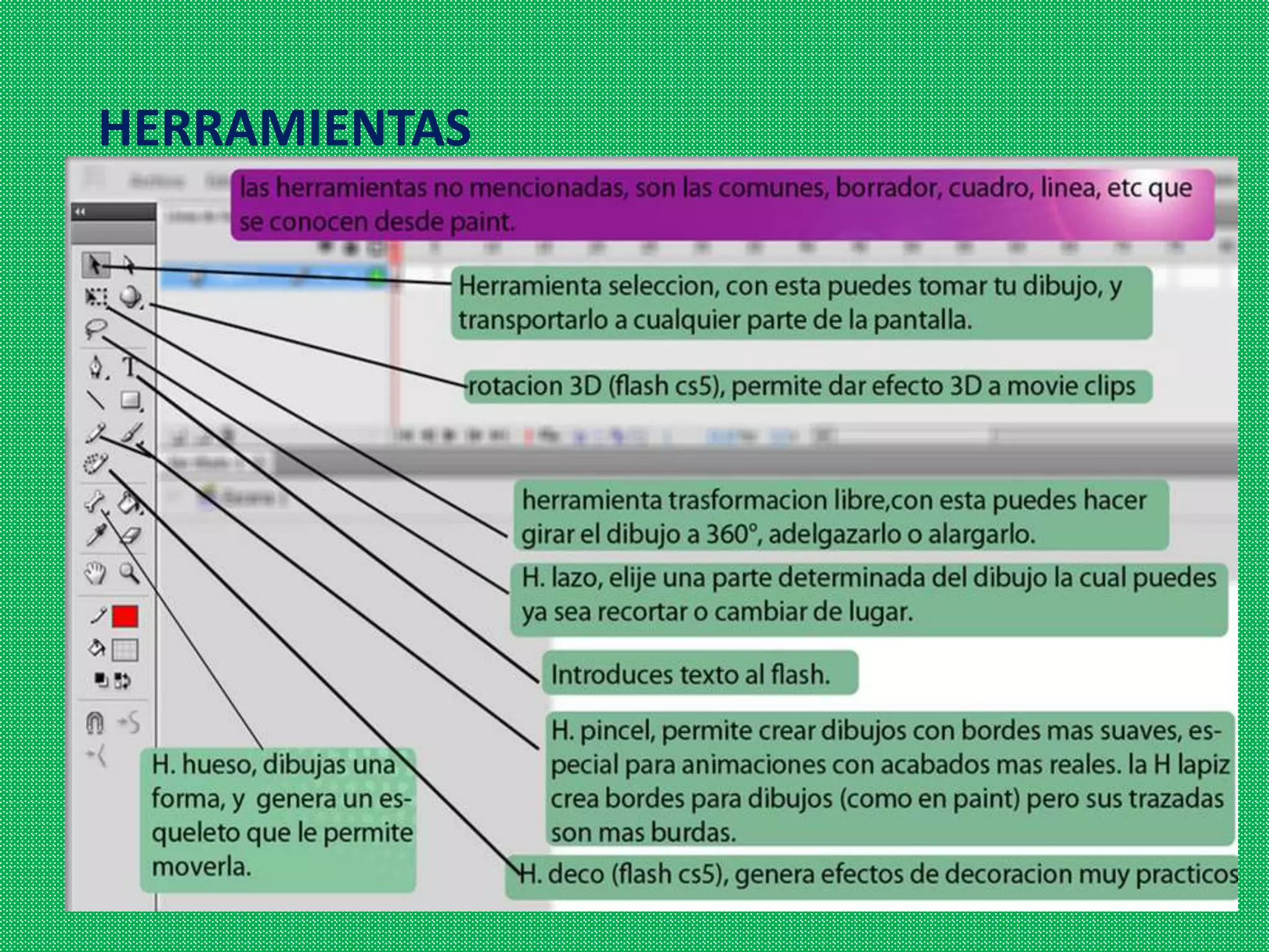 La interfaz de flash | PPTX