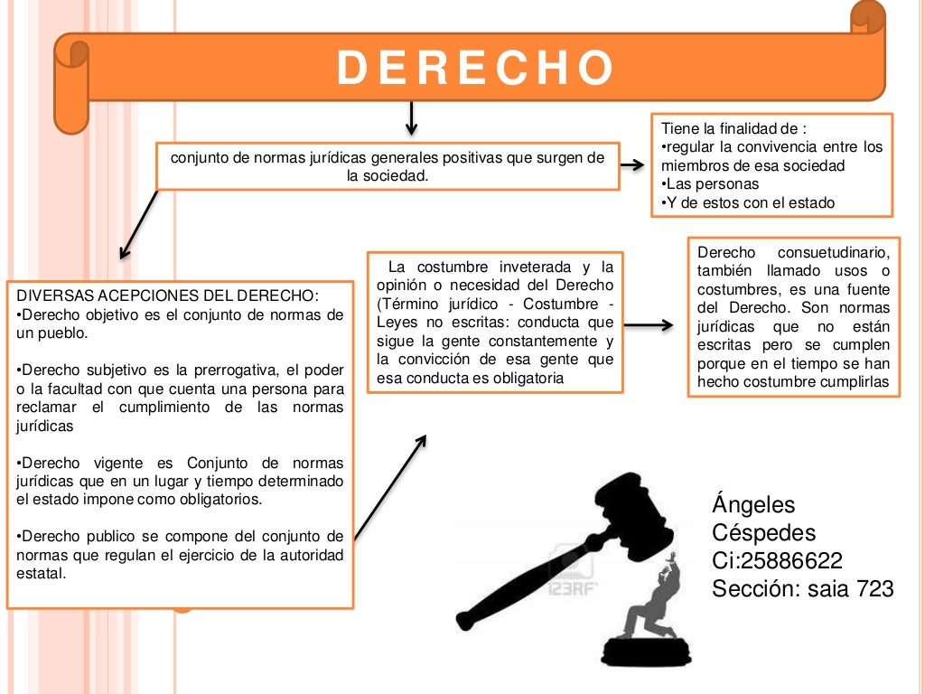 el derecho y sus acepciones el derecho y sus acepciones