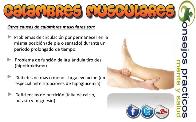 como evitar calambres porque dan calambres remedios para calambres