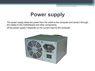 Parts of a computer | PPTX