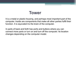 Parts of a computer | PPTX