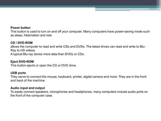 Parts of a computer | PPTX