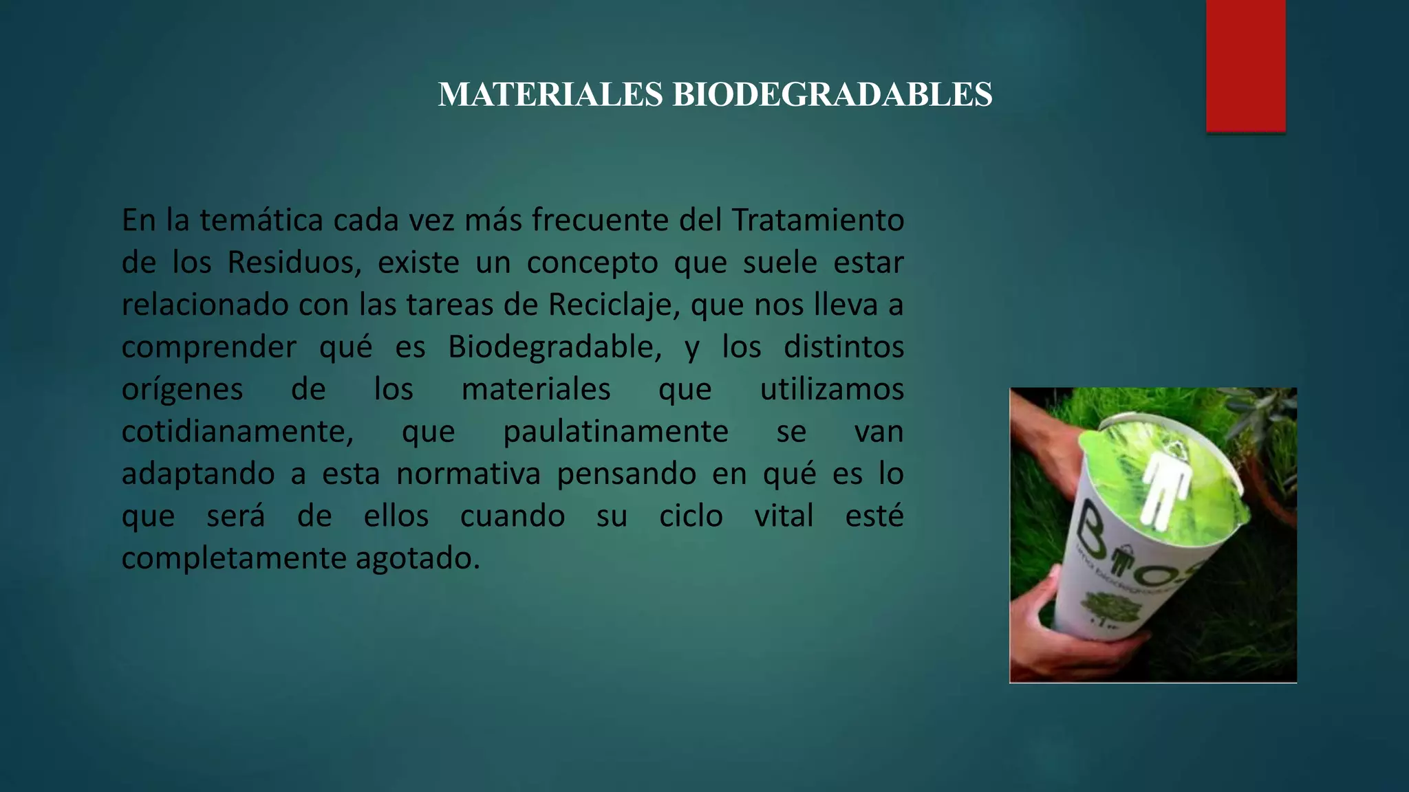 MATERIALES BIODEGRADABLES | PPT
