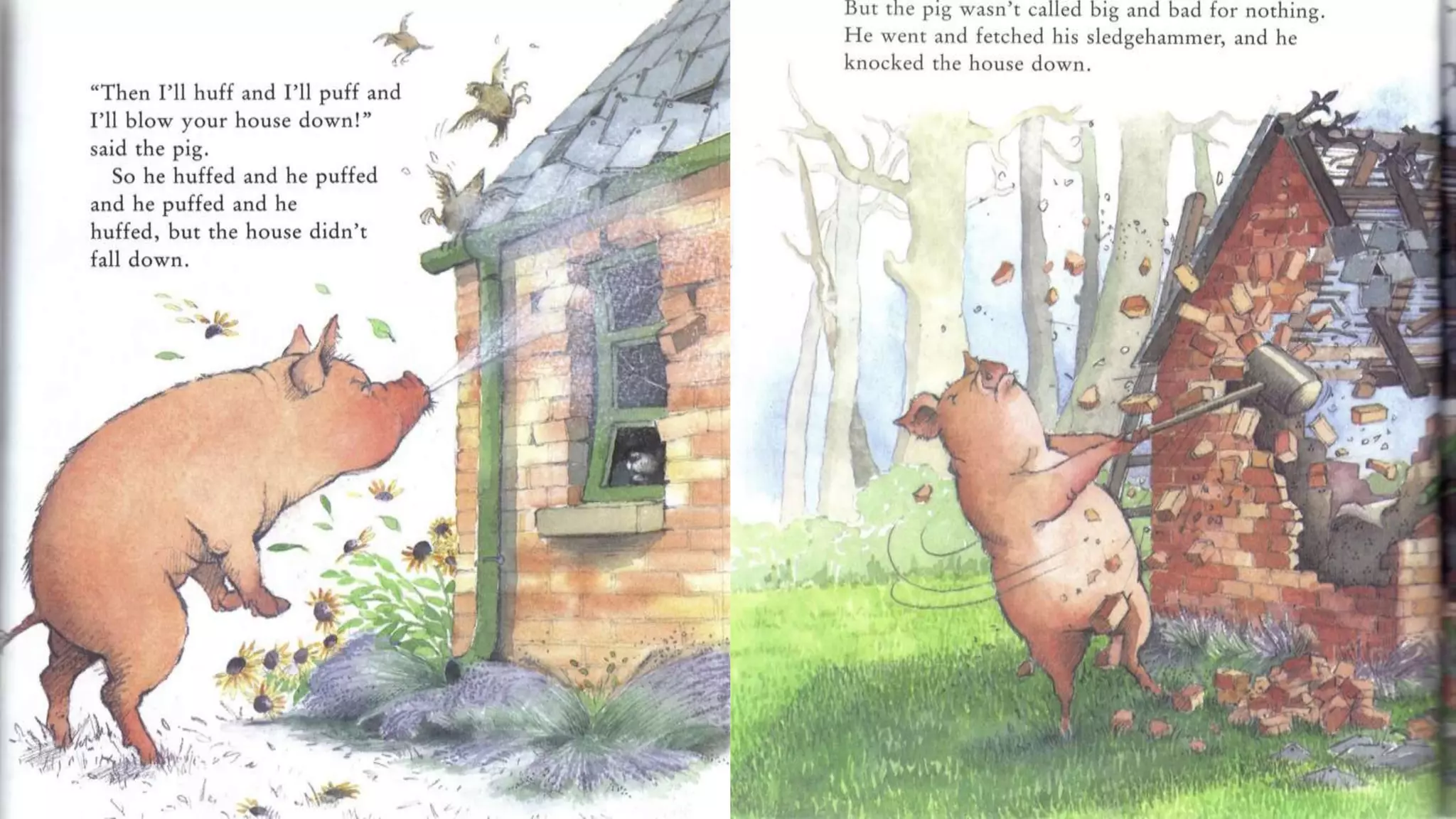 The Three Little Wolves and the Big Bad Pig | PPTX