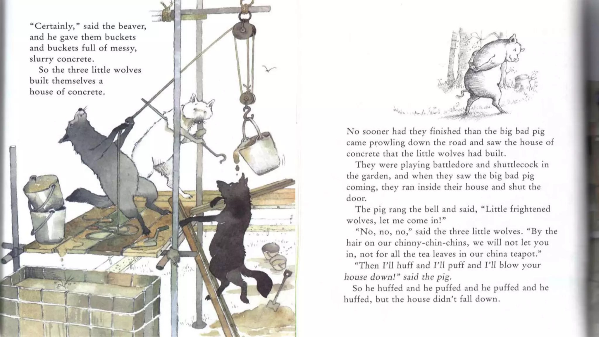 The Three Little Wolves and the Big Bad Pig | PPTX