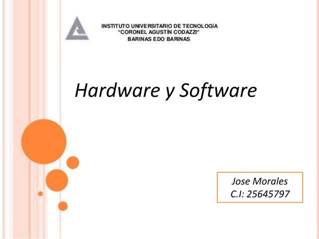 Hadware y software | PPTX