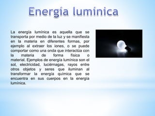 Diferentes tipos de energia | PPTX