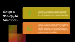 oral expression difficulties in English | PDF