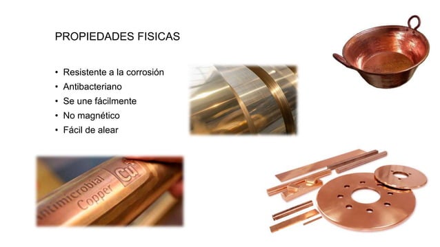 Características, propiedades, y que es el cobre | PPT