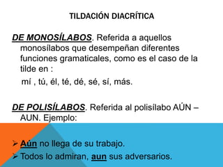 Presentación1 clases de tilde | PPSX